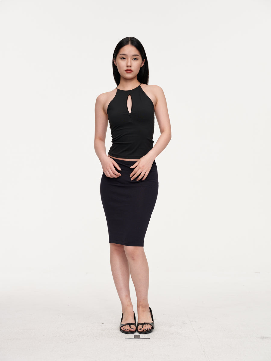 CSFC Livia Zip up Cutout Top